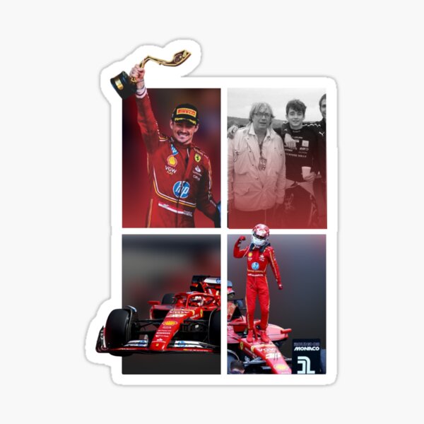 "Leclerc Win in Monaco GP 2024" Sticker for Sale by DAB-1 | Redbubble