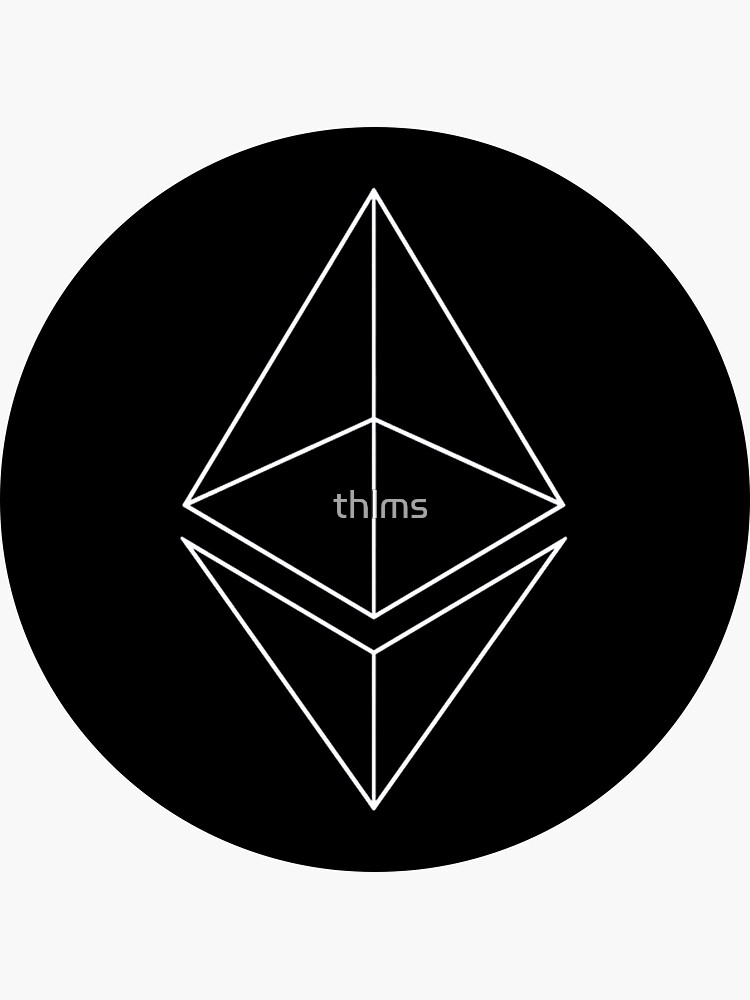 "Ethereum | ETH" Sticker for Sale by thlms | Redbubble