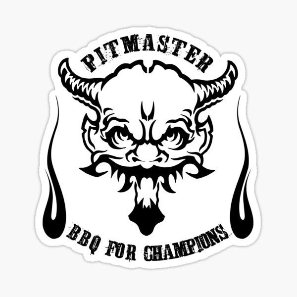 "Pitmaster - BBQ for Champions - Grill Barbecue" Sticker for Sale by ...