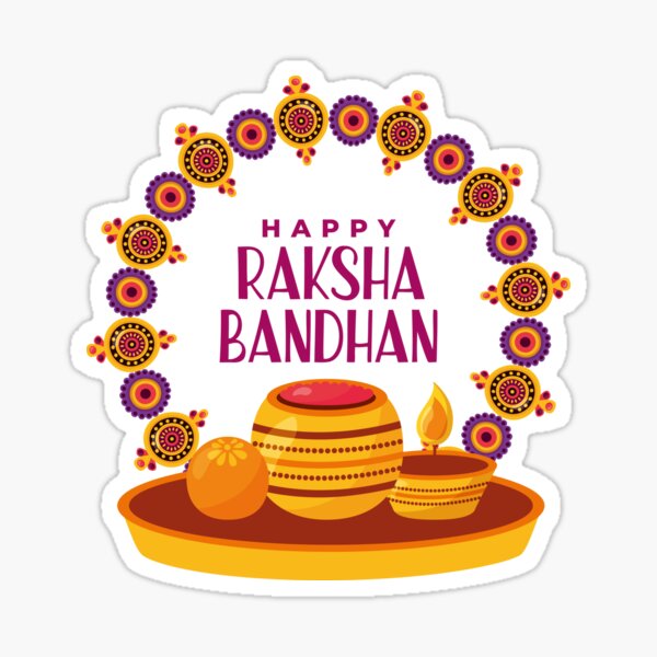 "Raksha bandhan" Sticker for Sale by Yutake Kin | Redbubble