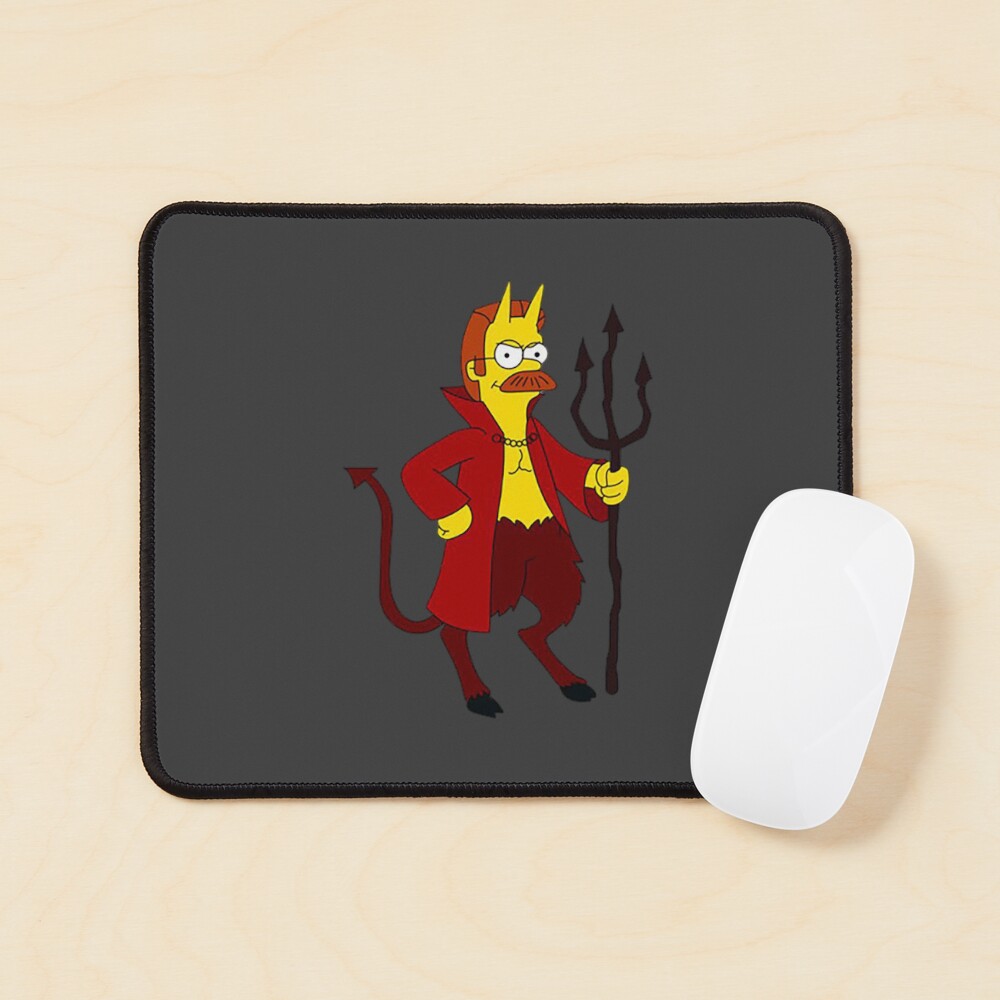 "Devil Flanders Treehouse of Horror" Sticker for Sale by SerranoImperi ...