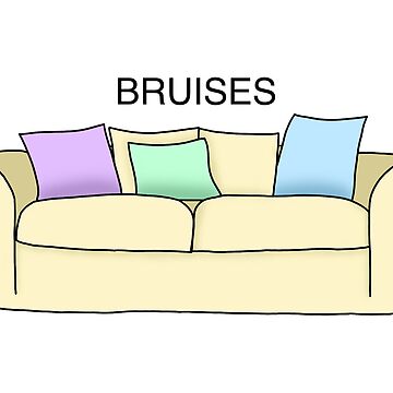 "Renee rapp bruises couch " Sticker for Sale by Lucyma566 | Redbubble