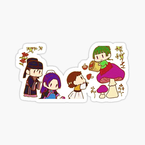 "the apothecary diaries fanart characters" Sticker for Sale by Gbriel3 ...