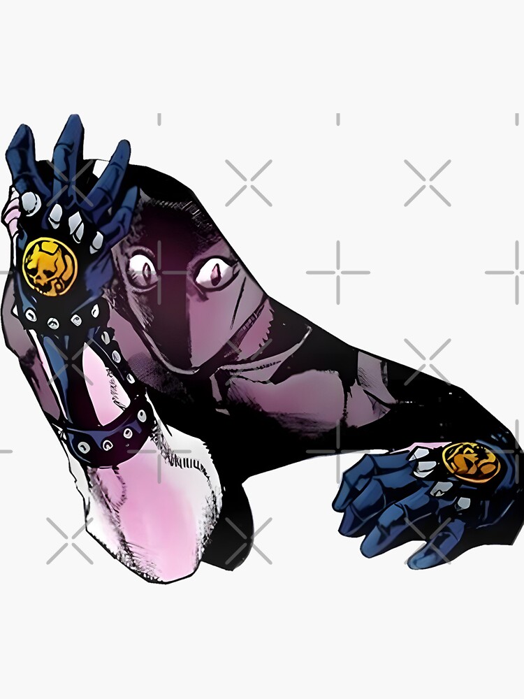 "Psycho villain stand" Sticker for Sale by Little Janet | Redbubble