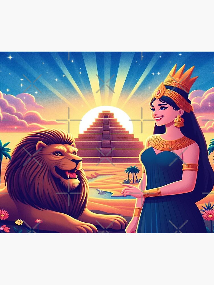 "Ishtar (Inanna), goddess of love, war, fertility and life, Lion of ...