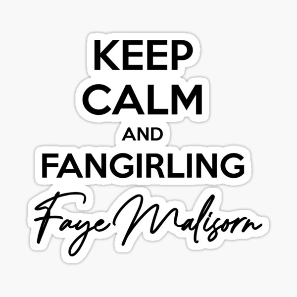 "fan girling faye malisorn of Blank the Series GL thai" Sticker for ...