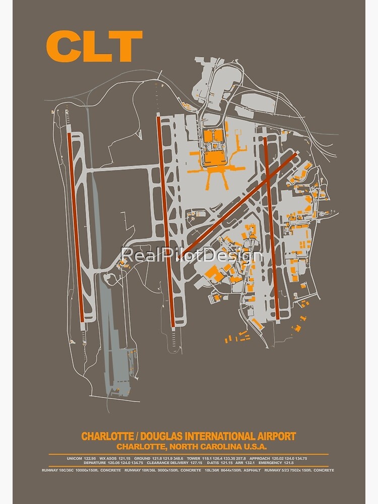 Charlotte Airport Layout Map