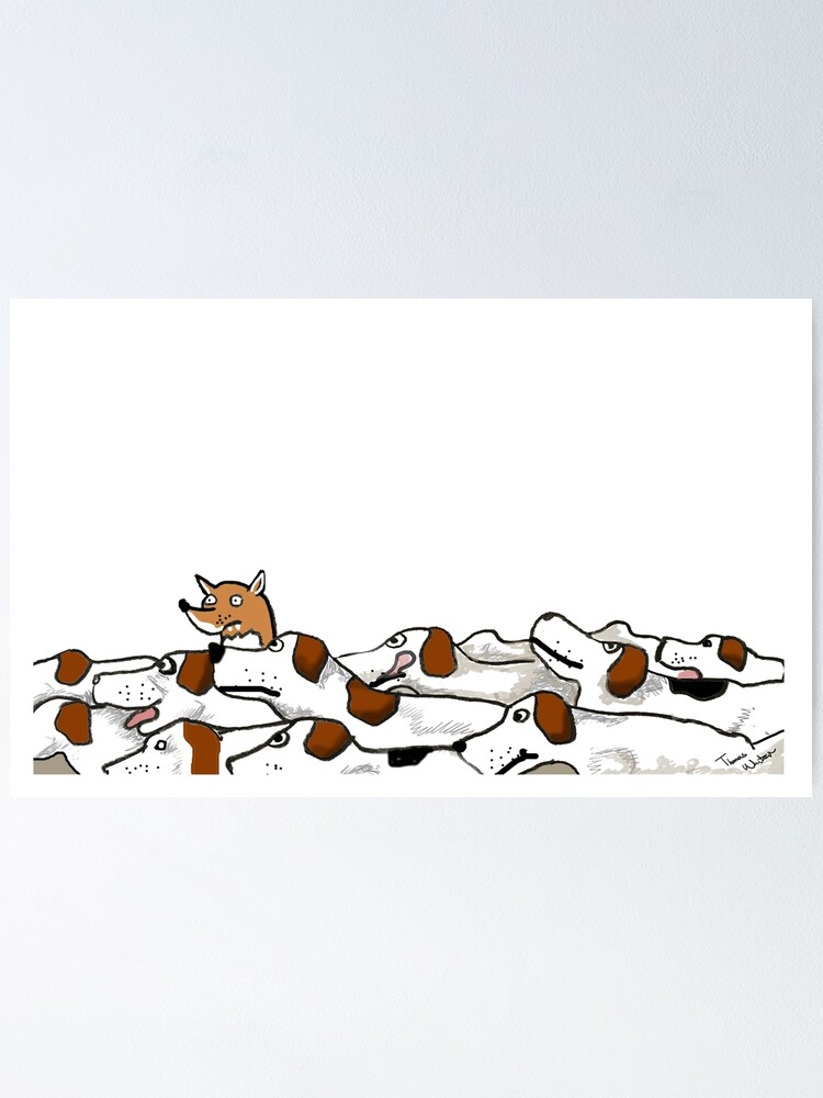 "SPOTTED FOX" Poster for Sale by thomaswinter | Redbubble