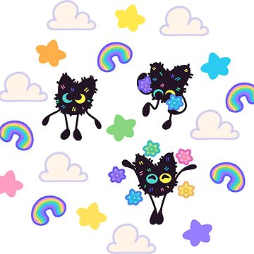 "Kawaii Dust Sprites V2" Sticker for Sale by Thoonist | Redbubble