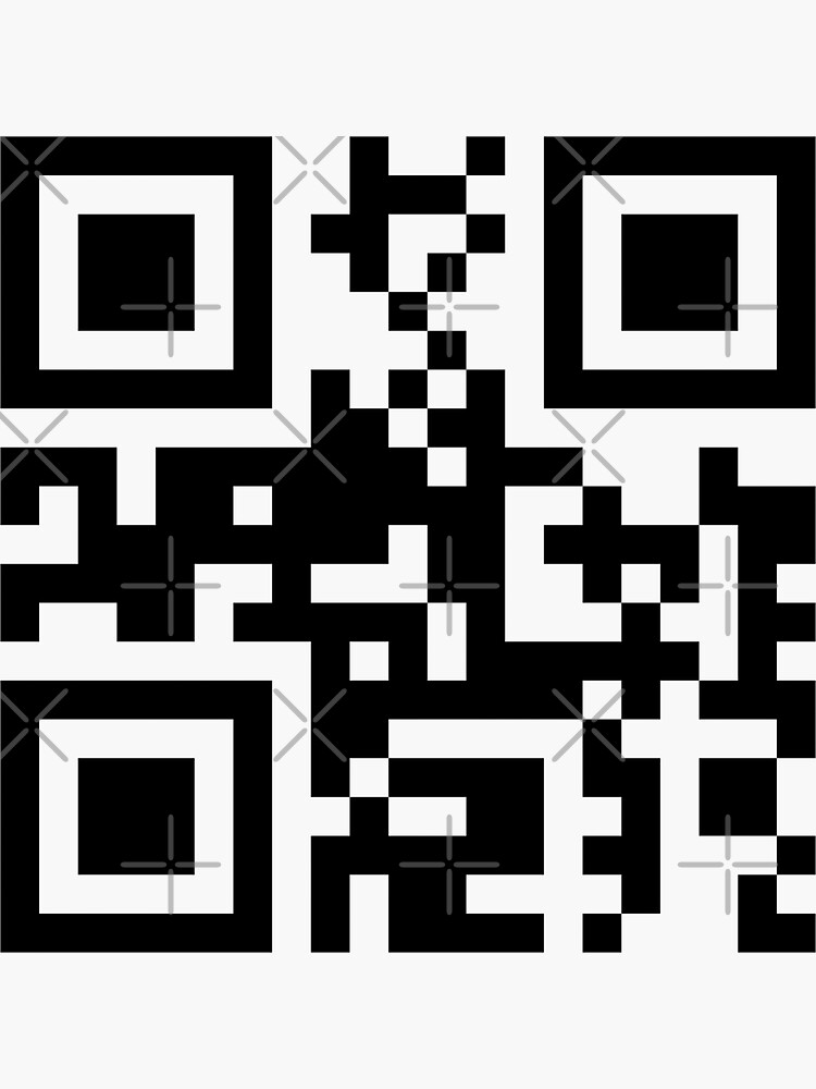 "Do Not Disturb (QR Code)" Sticker for Sale by Dinahspace | Redbubble