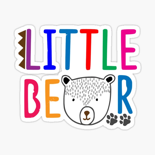 "Nursery Kids Little bear" Sticker by tqueen | Redbubble