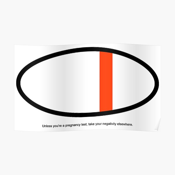 "Negativity" Poster for Sale by housecatdesign | Redbubble