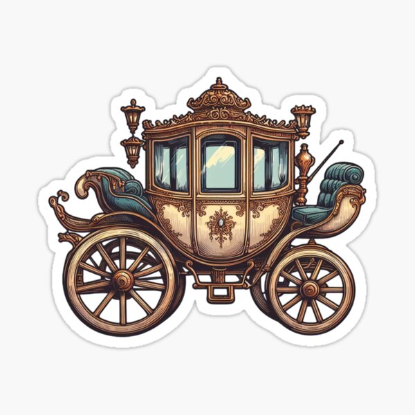 "Bridgerton Carriage " Sticker by Dpintar-art | Redbubble