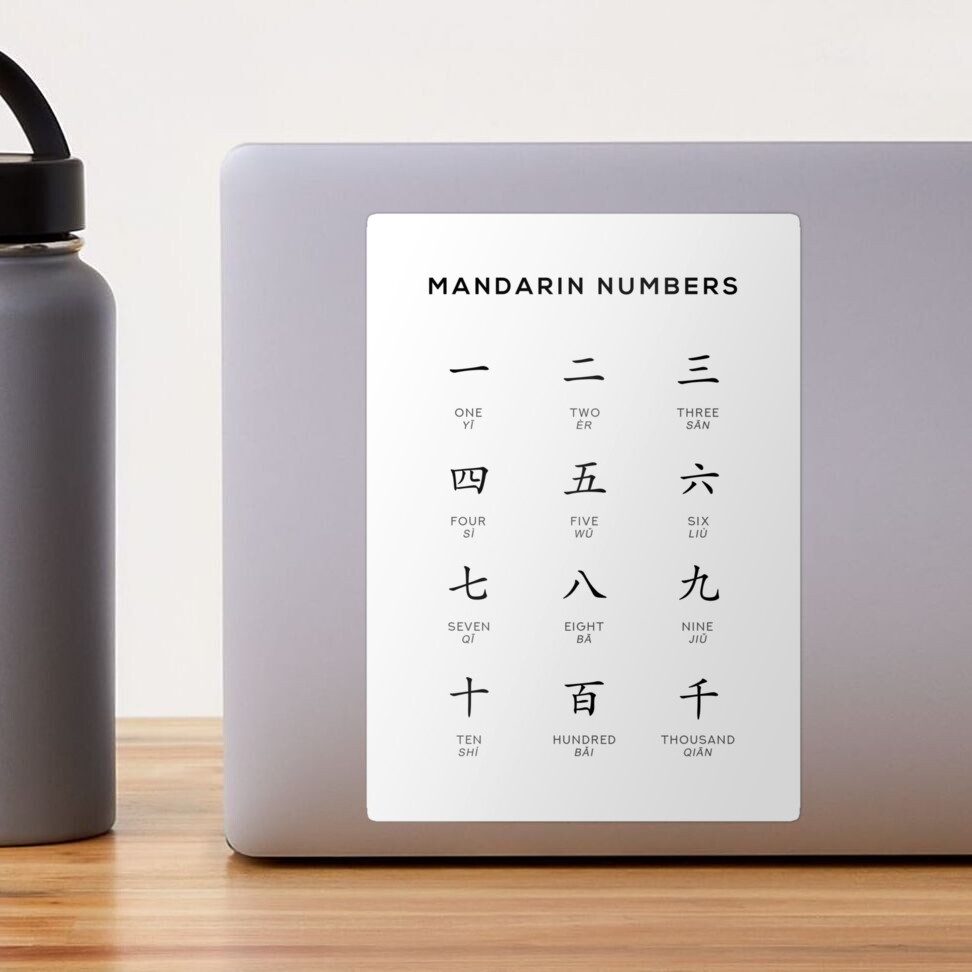 Numbers In Mandarin 1 30