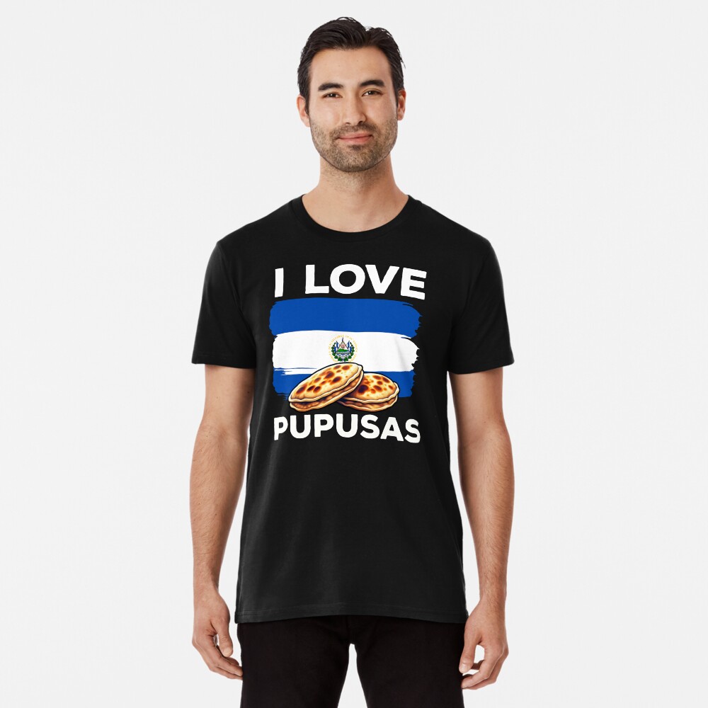 "I Love Pupusas El Salvador Flag" Sticker for Sale by DetourShirts ...