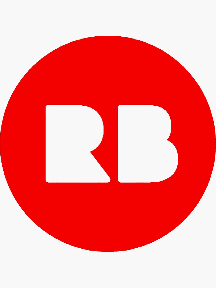 "Redbubble logo" Sticker for Sale by ZparityMajestic | Redbubble
