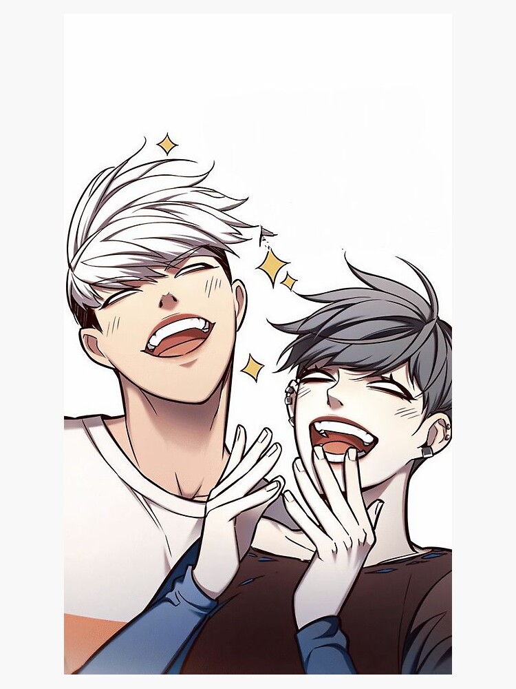 "Eleceed Jisuk Yoo and Subin Lee funny faces" Sticker for Sale by ...