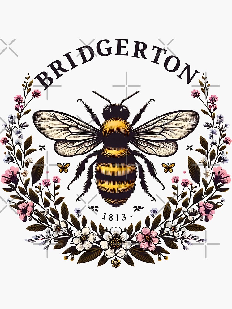"Bridgerton Bee Bridgerton Polin" Sticker for Sale by svarupa | Redbubble