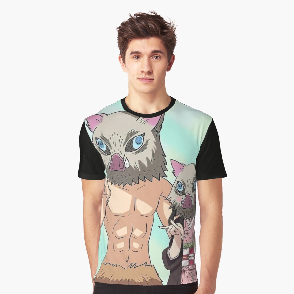 "demon slayer inosuke" Sticker for Sale by DanaMechaela | Redbubble