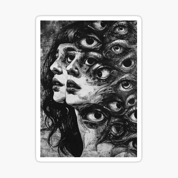 "Who Am I" Sticker for Sale by Anass Benktitou | Redbubble