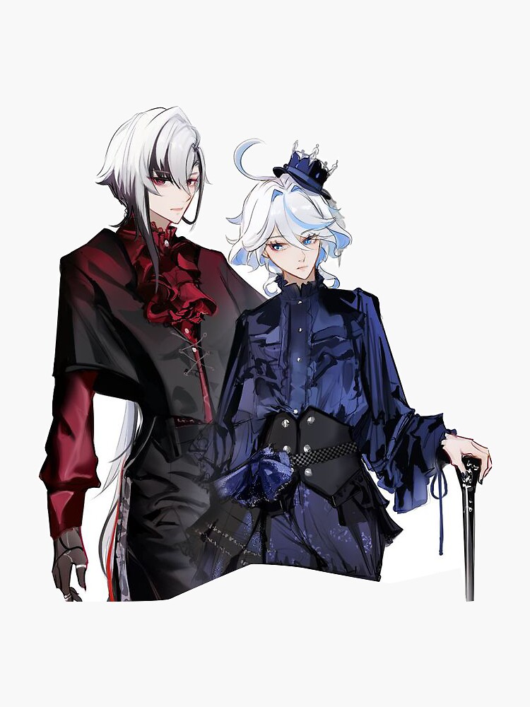 "arlefuri genshin" Sticker for Sale by SmithDarius | Redbubble