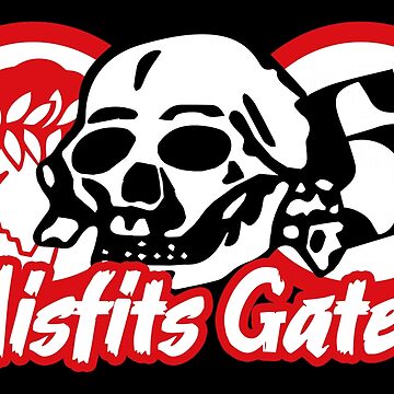" misfits gate 7" Sticker by lounesartdessin | Redbubble