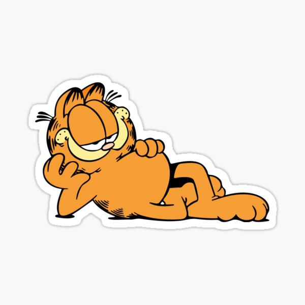 "Garfield" Sticker for Sale by kay0034 | Redbubble