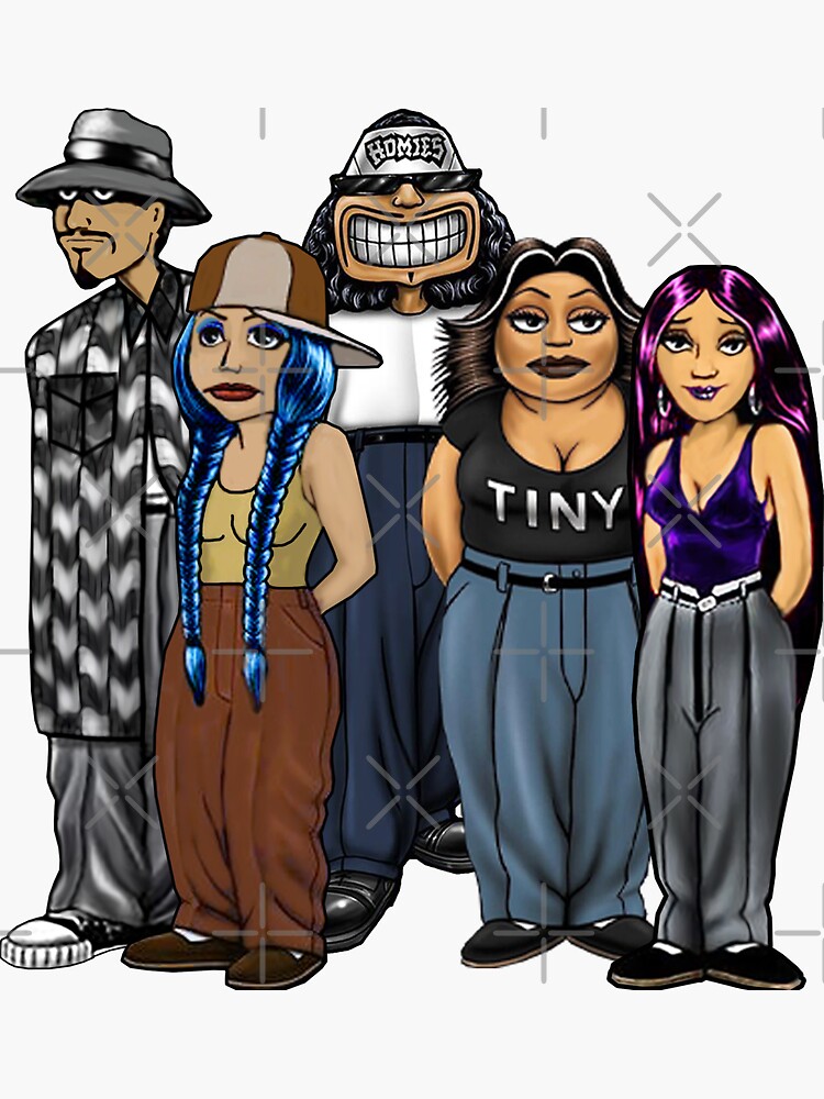 "Lil Homies Chicano Chola" Sticker for Sale by EnviousObjects2 | Redbubble