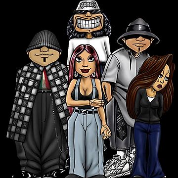 "Lil Homies Chicano Chola" Sticker for Sale by EnviousObjects2 | Redbubble