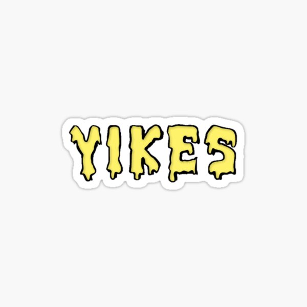 "Yikes Sticker" Sticker by emilywiseman | Redbubble