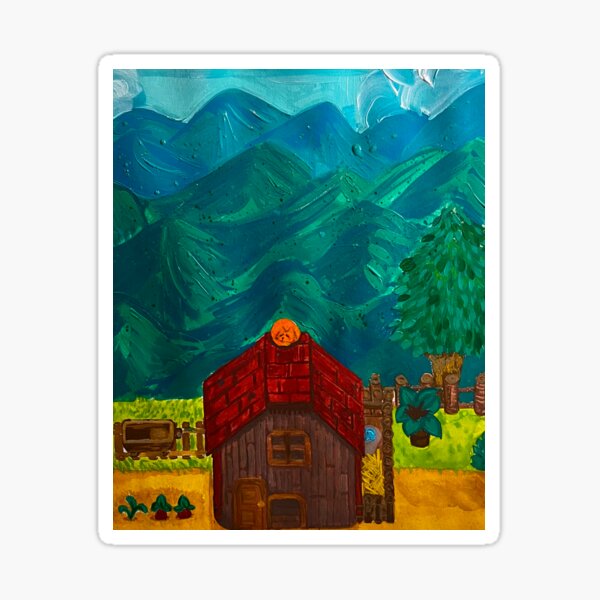 "Sleepy Farm Cat" Sticker for Sale by SpiderStar | Redbubble