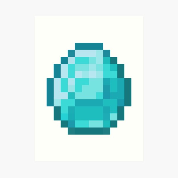 Minecraft Transparent Diamond