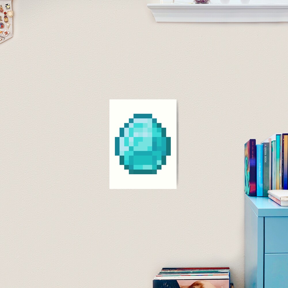 "minecraft diamond" Sticker for Sale by Margaritta | Redbubble