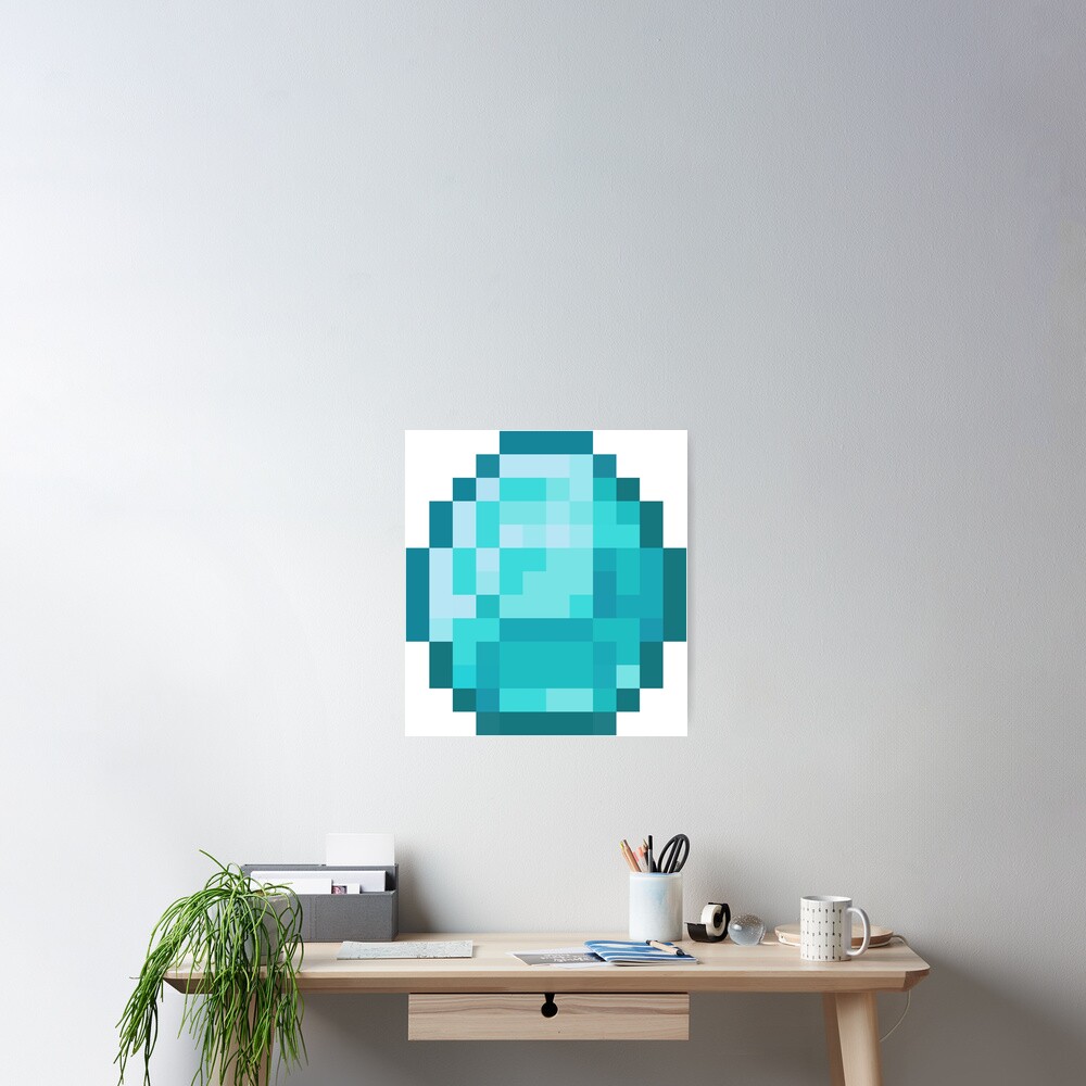 "minecraft diamond" Sticker for Sale by Margaritta | Redbubble