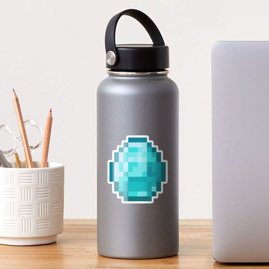 "minecraft diamond" Sticker for Sale by Margaritta | Redbubble