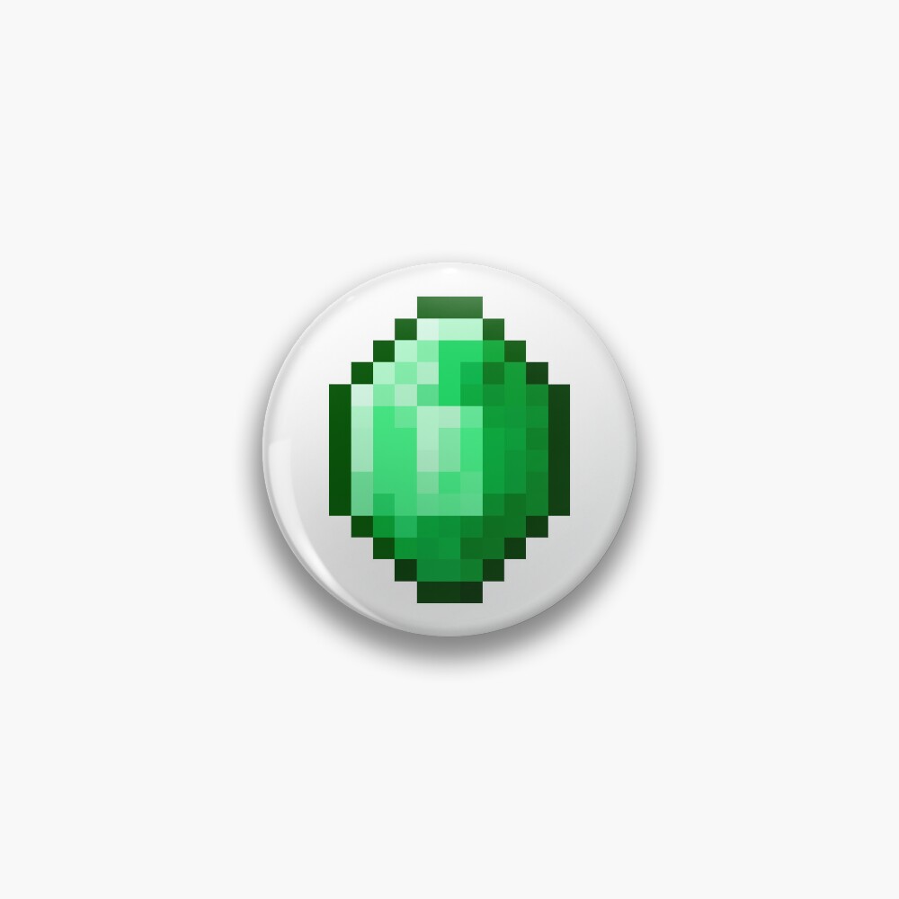 "minecraft emerald" Sticker for Sale by Margaritta | Redbubble