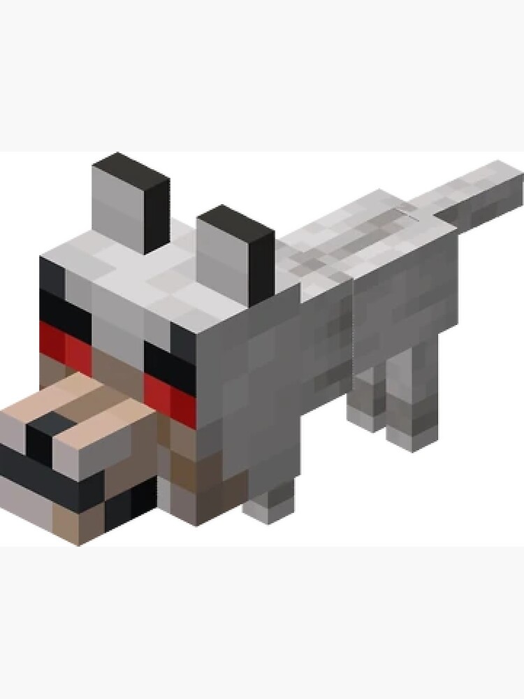 Chibi Minecraft Wolf