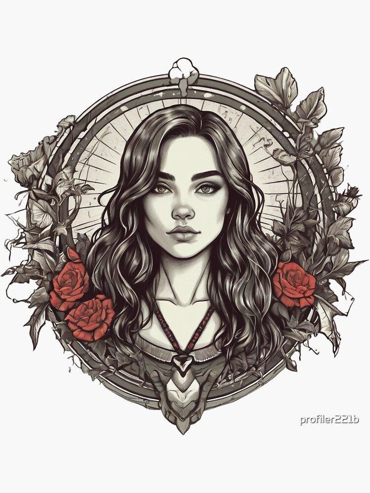 "Kayley Gunner artwork" Sticker for Sale by profiler221b | Redbubble