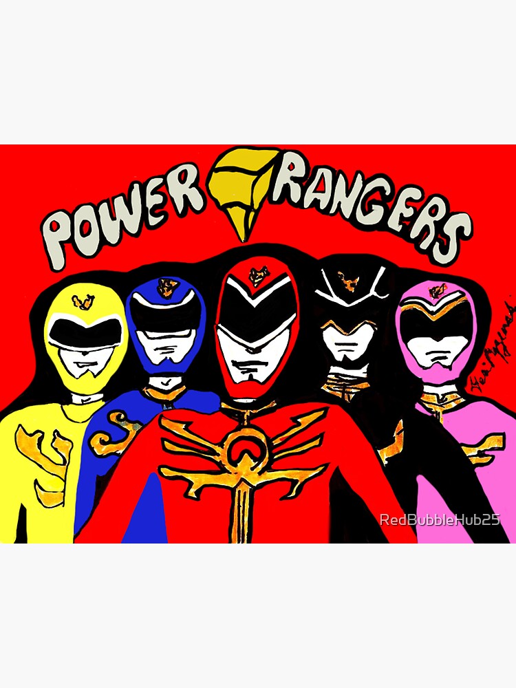 "Power Rangers" Sticker for Sale by RedBubbleHub25 | Redbubble
