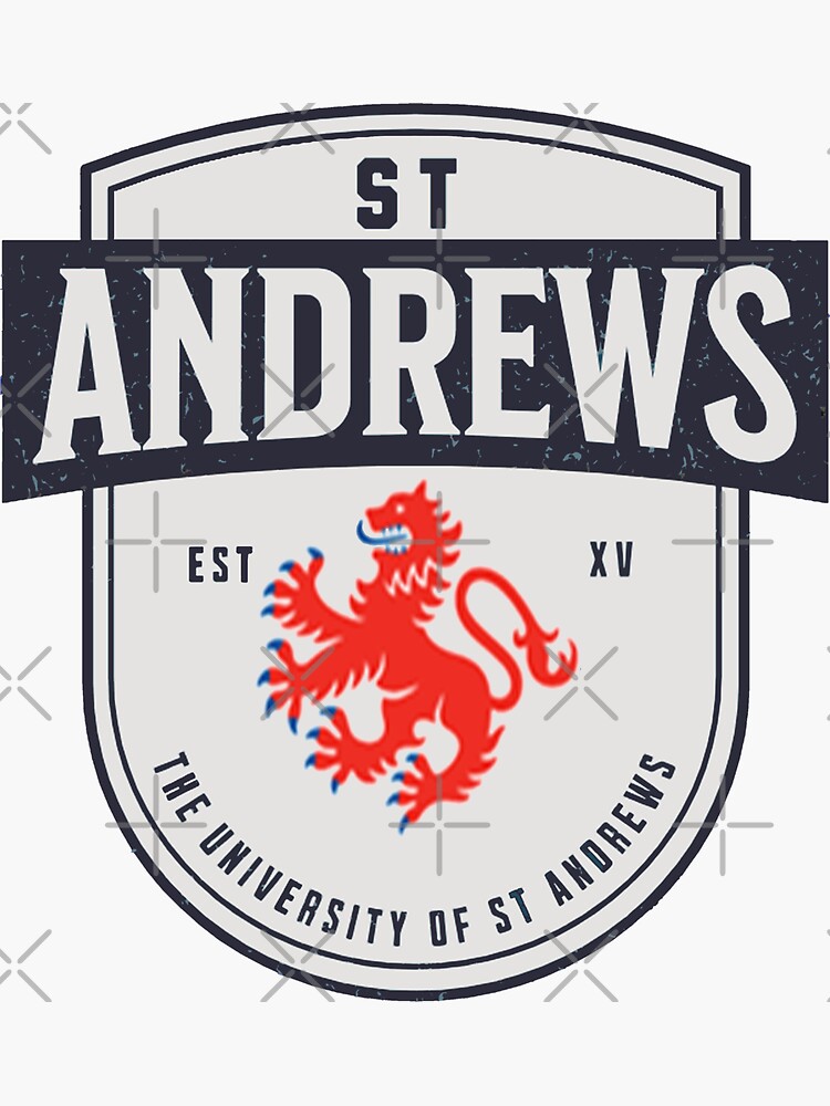 " St Andrews - The University St Andrews" Sticker for Sale by ...