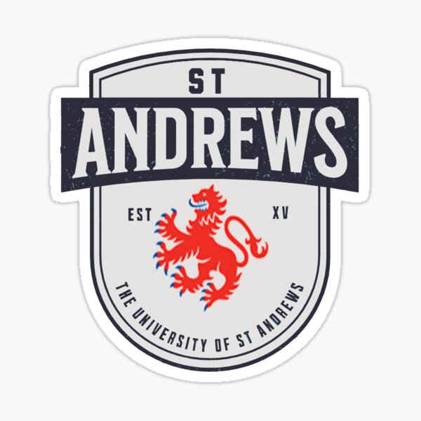 " St Andrews - The University St Andrews" Sticker for Sale by ...