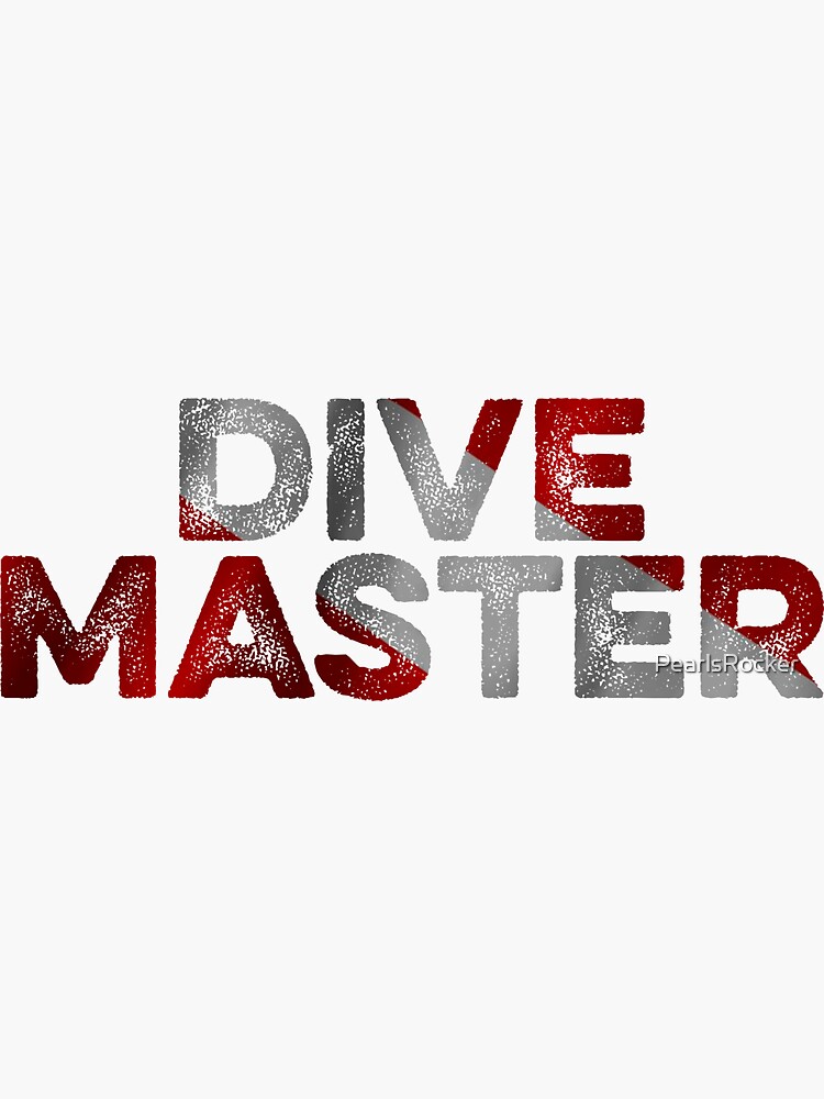 "Dive Master Scuba Flag - Beach Ocean Vacation" Sticker for Sale by ...