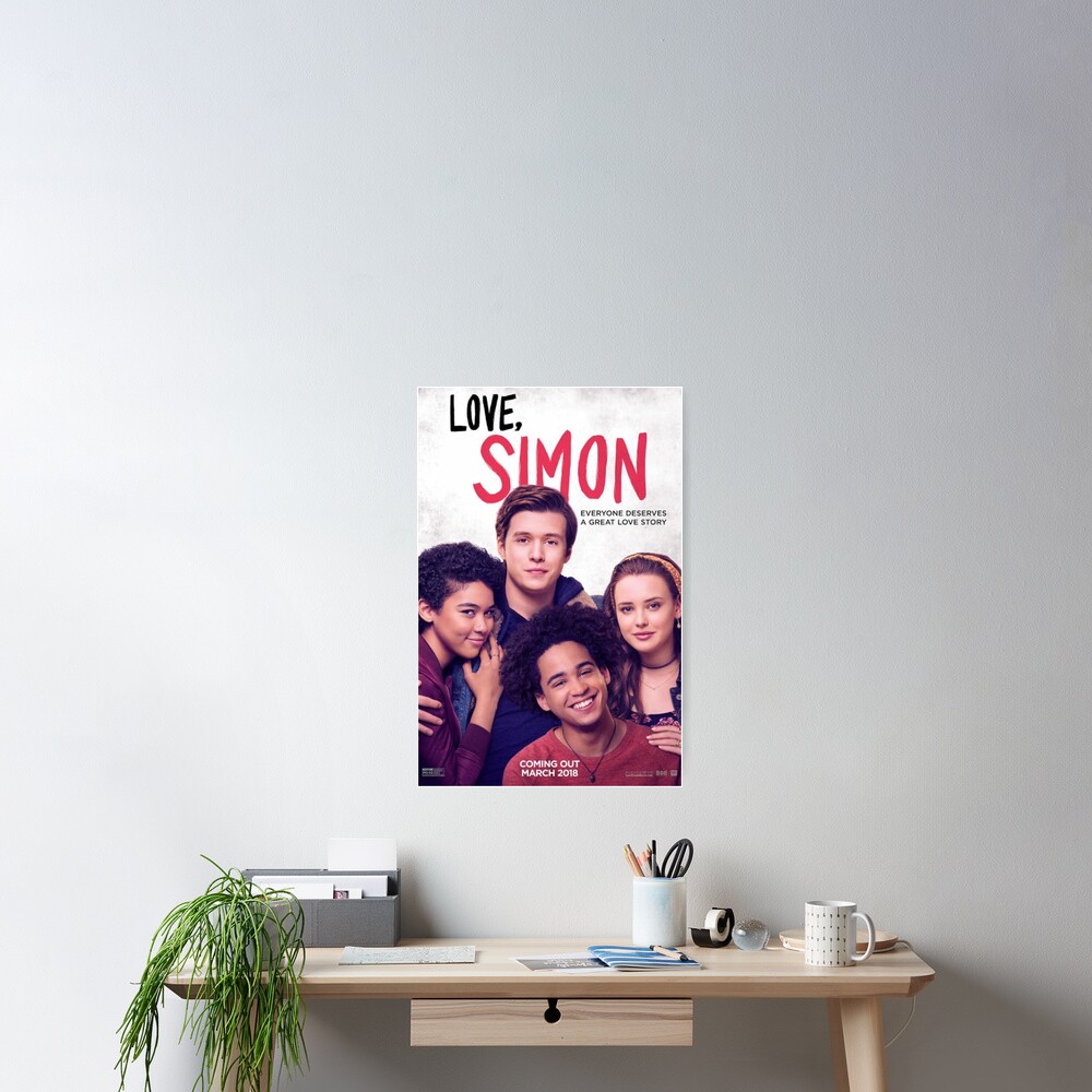 "Love, Simon" Poster for Sale by honeybeth | Redbubble