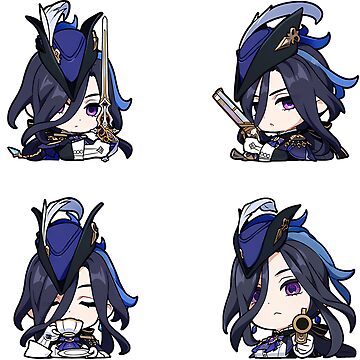 "Clorinde Pack | Genshin Impact" Sticker for Sale by Verthalies | Redbubble