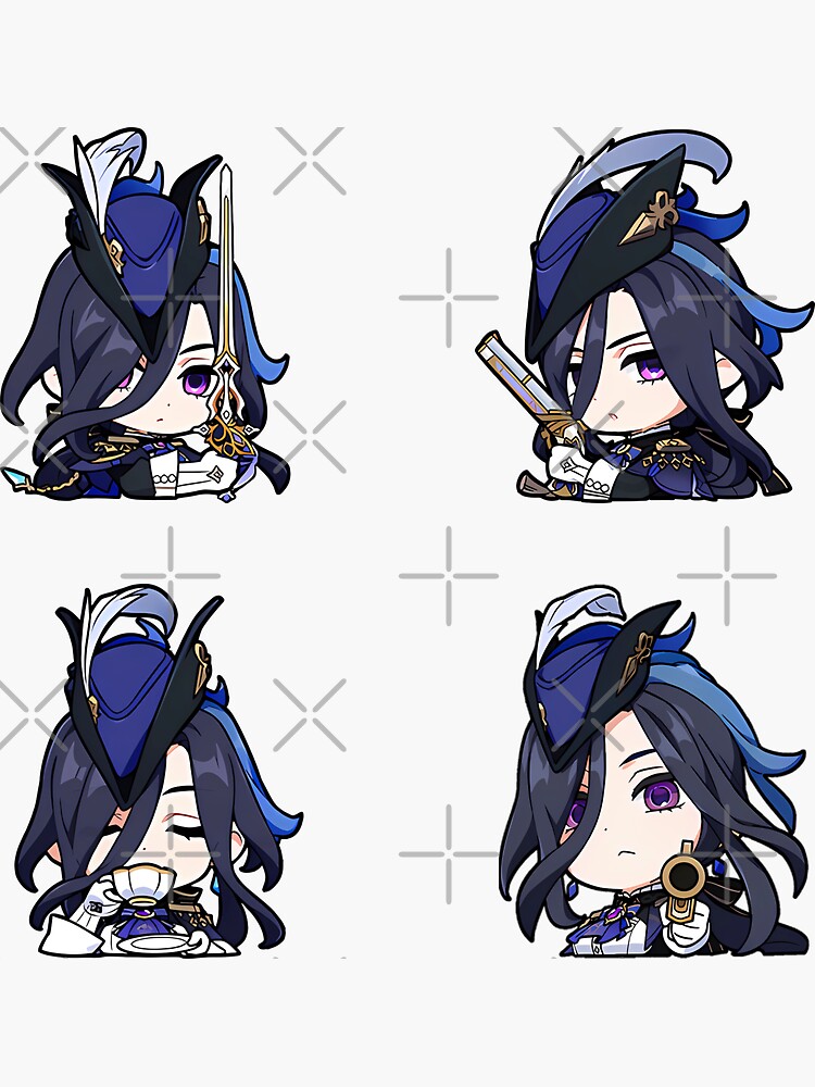 "Clorinde Pack | Genshin Impact" Sticker for Sale by Verthalies | Redbubble