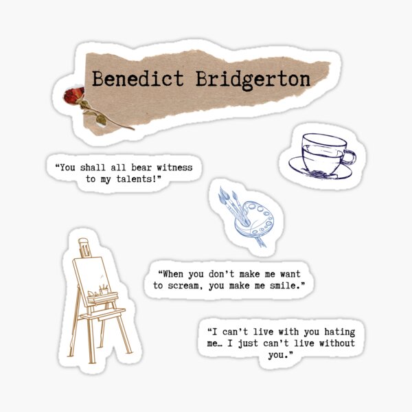 "Benedict Bridgerton Starter Pack (Bridgerton) - Quotes and Icons ...