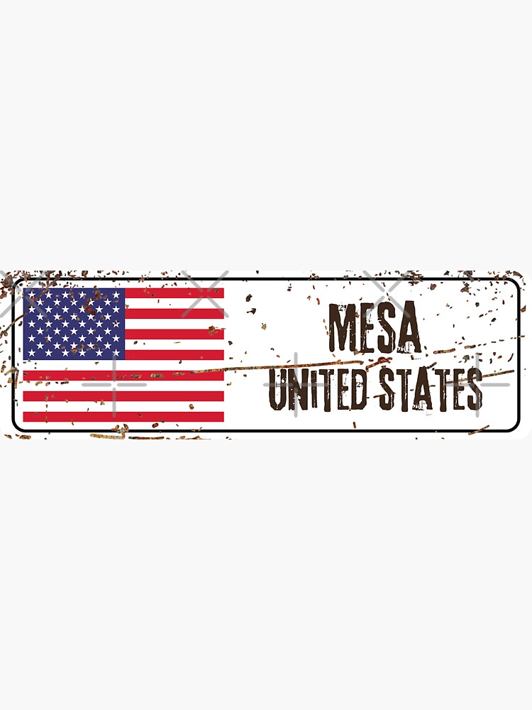 "Mesa" Sticker for Sale by jeshands | Redbubble