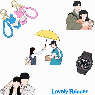 "Lovely runner sticker pack kdrama" Sticker for Sale by vyascreations ...