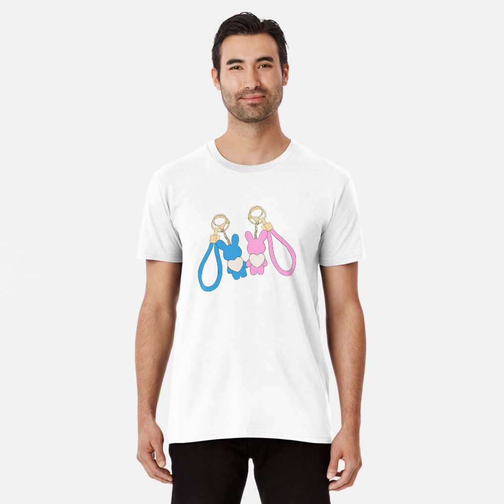 "Lovely runner keychain bear couple keychains kdrama" Sticker for Sale ...