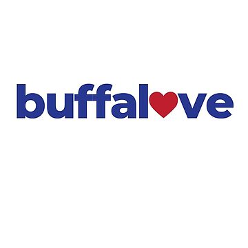 "buffalove" Sticker for Sale by makenziej96 | Redbubble